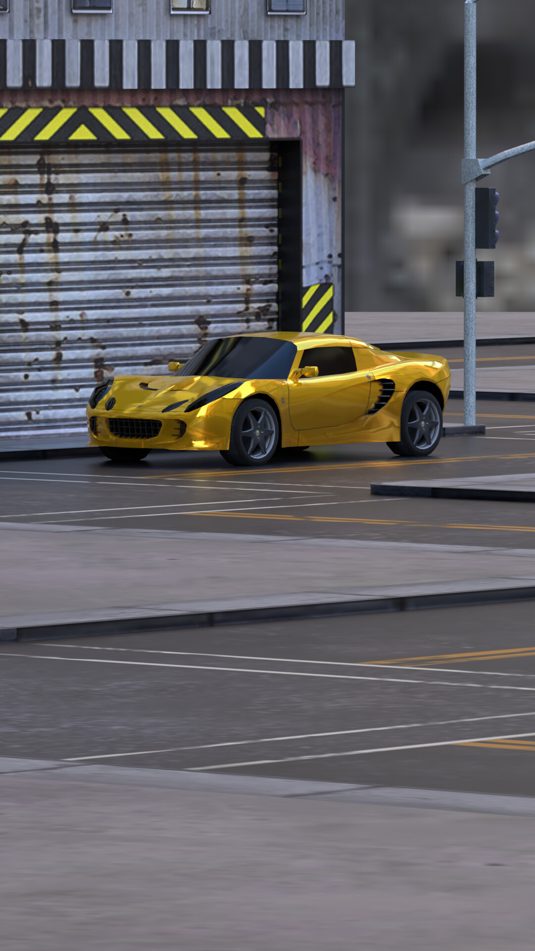 ArtStation - Traffic Driving Zone