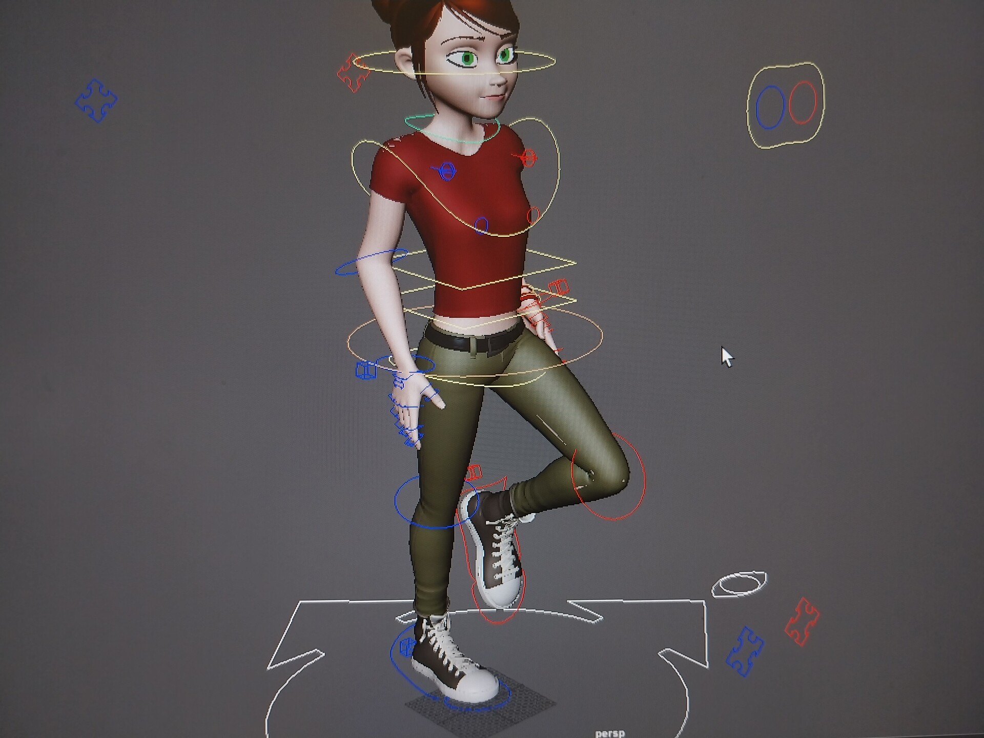 ArtStation - progression 3D walk cycle