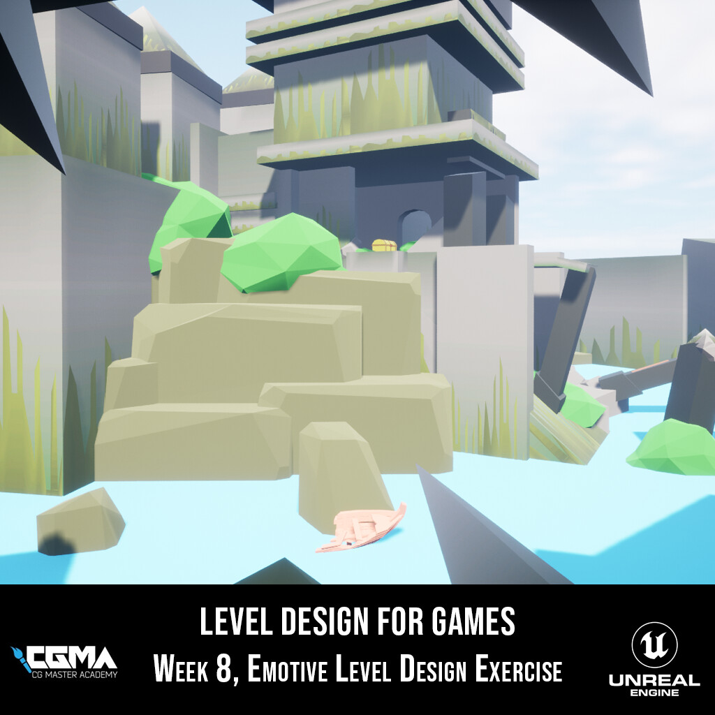 ArtStation - Emotive Level Design Exercise | CGMA Week 8