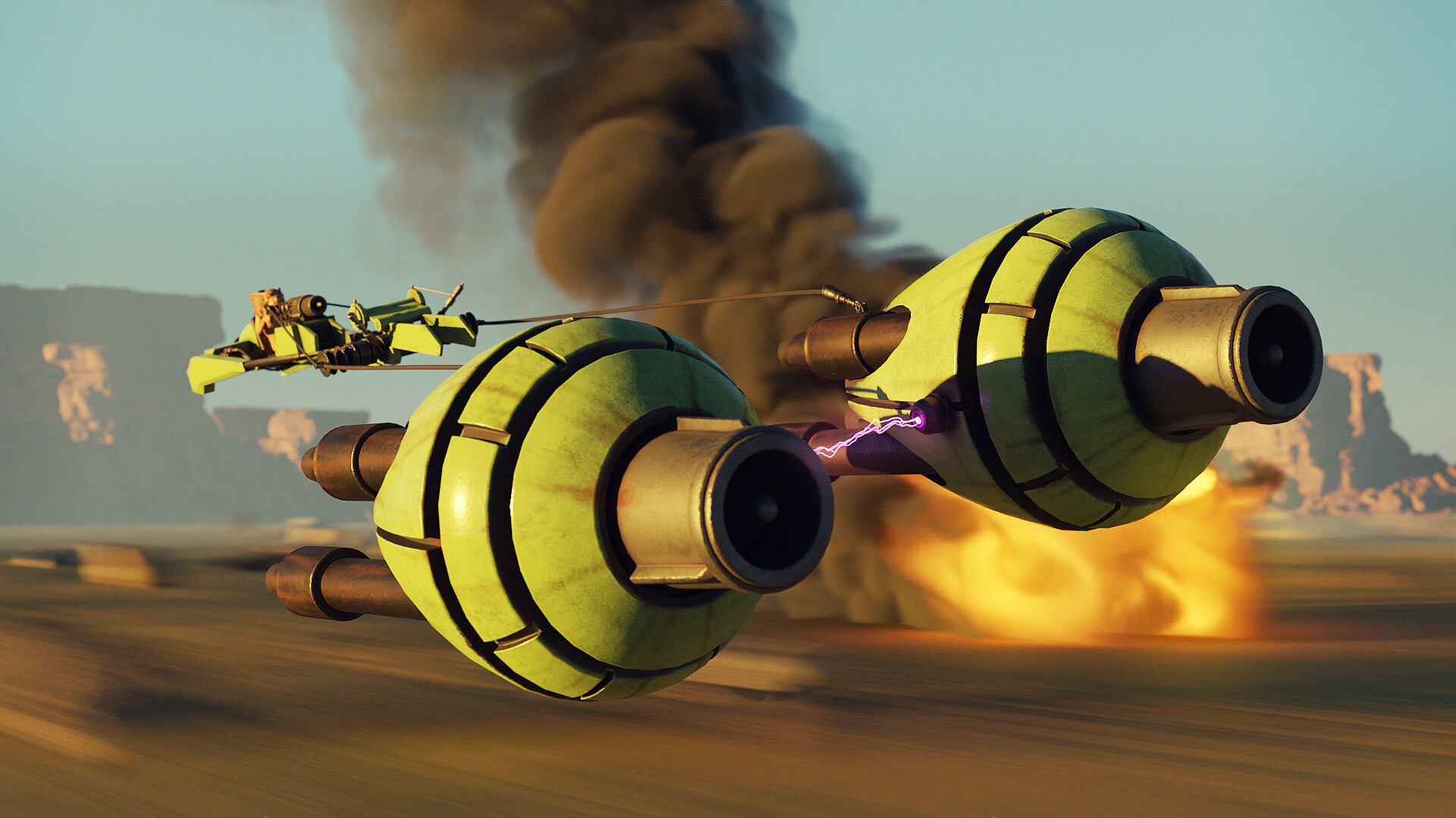 ArtStation - Podracers from Tatooine