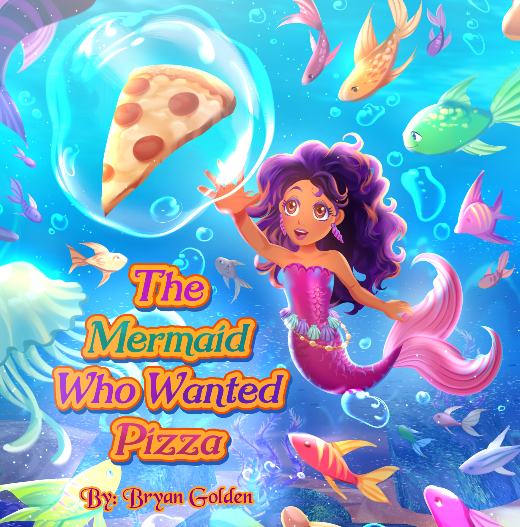 ArtStation - Book Project- The Mermaid who wanted Pizza