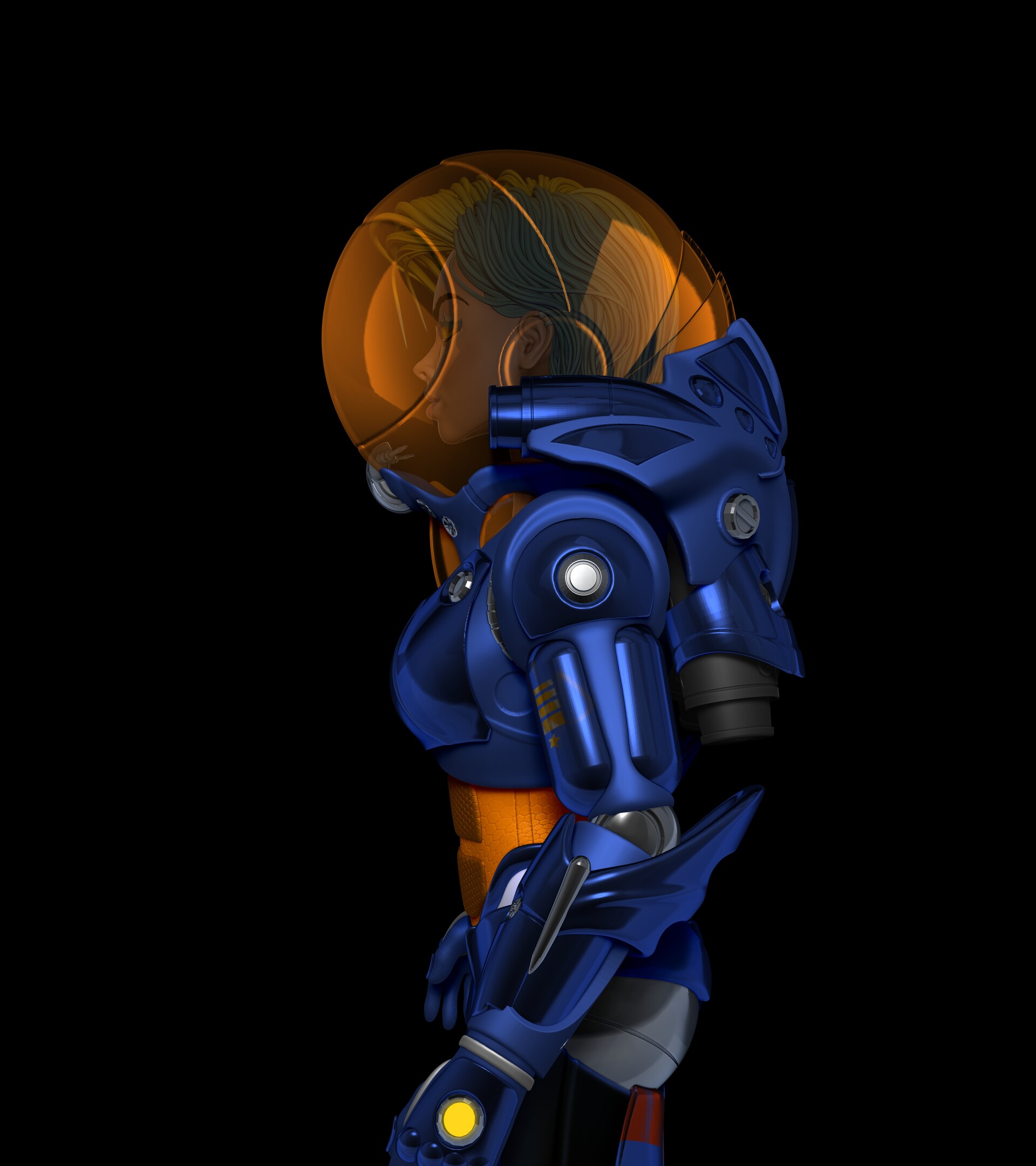 ArtStation - D-87 [Deep Space Character Design]