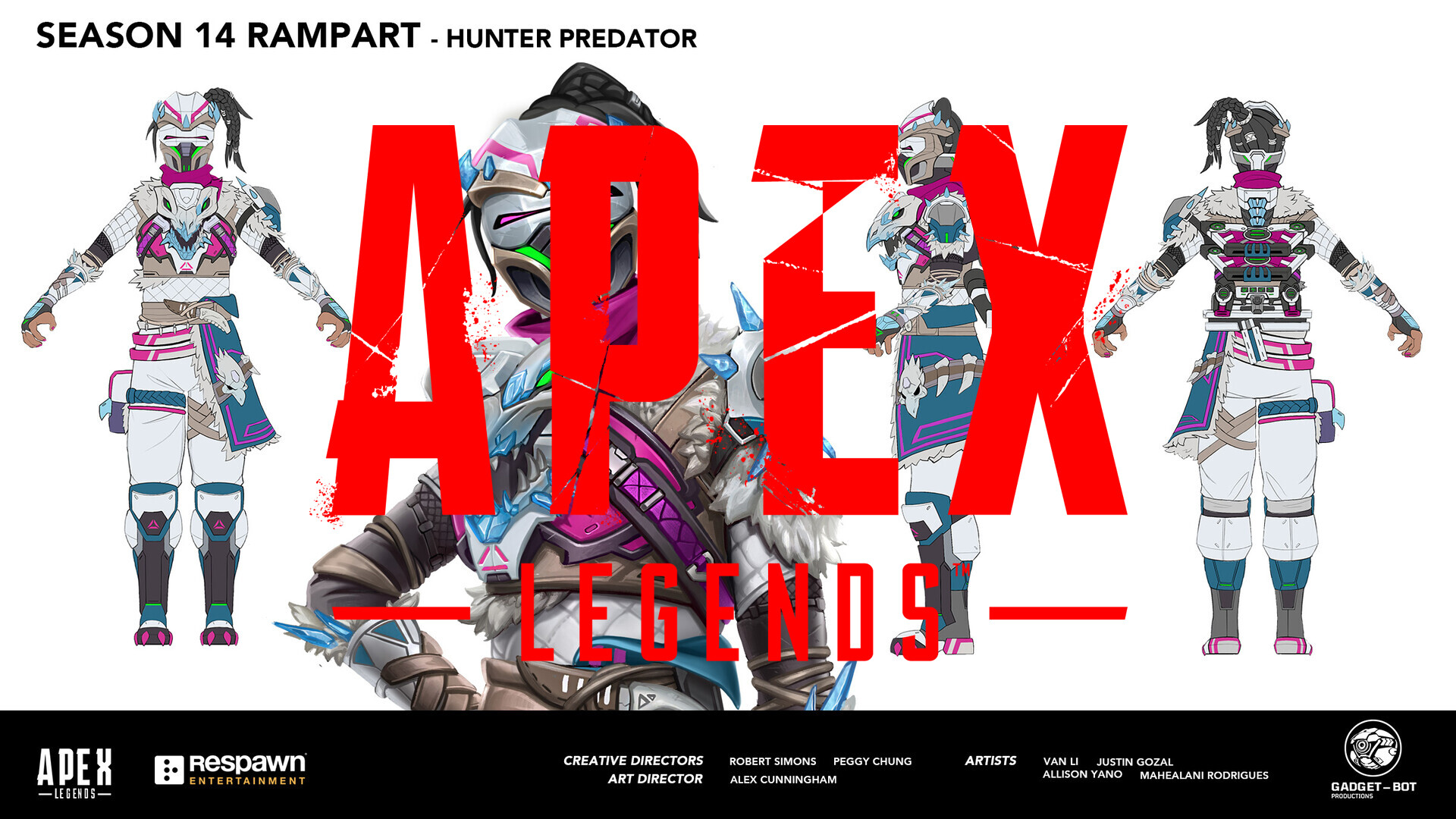 ArtStation - Apex Legends Skin Design Rampart