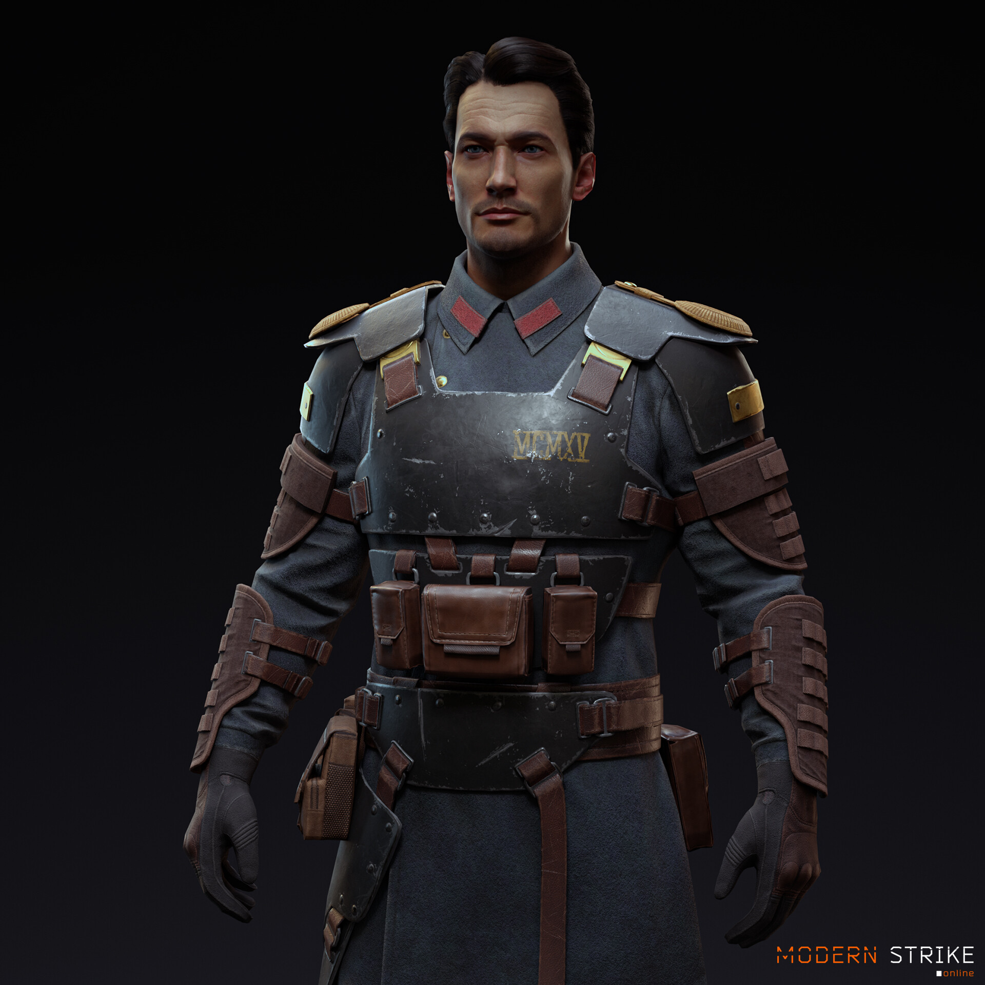 ArtStation - WW1 Soldier (Officer)