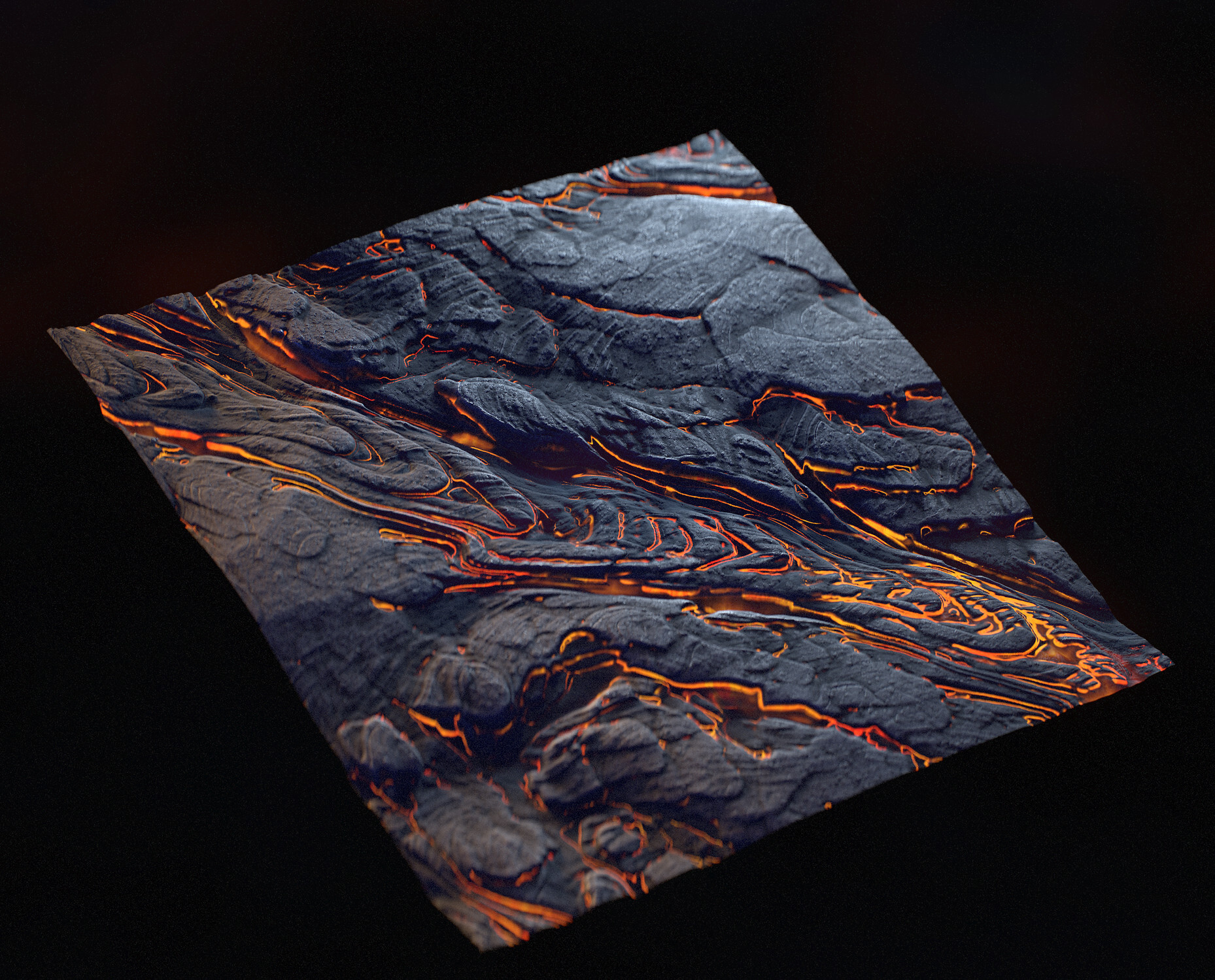 ArtStation - Lava Formation - Substance Designer