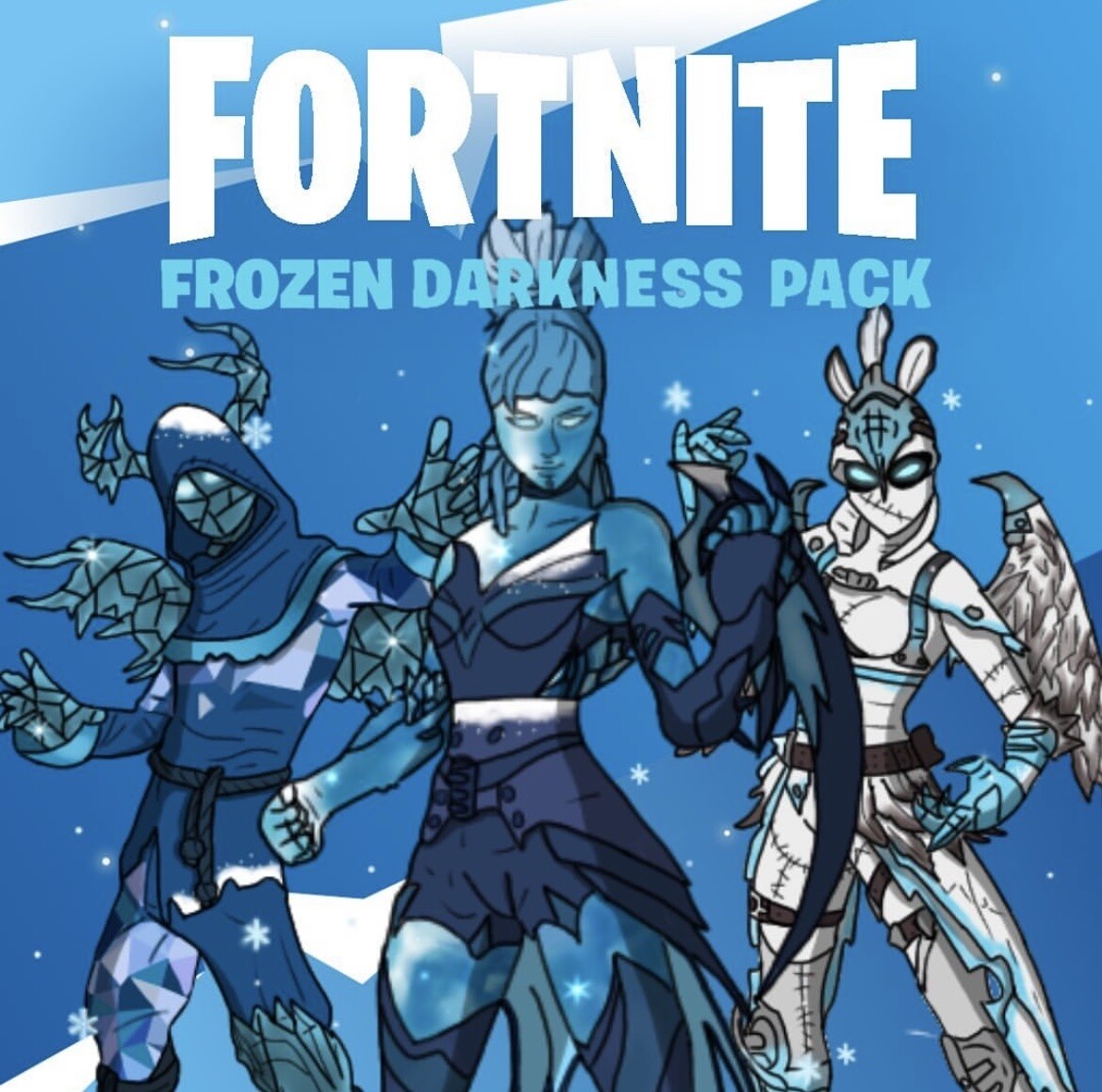 ArtStation - Fortnite Pack Concept | Frozen Darkness Pack