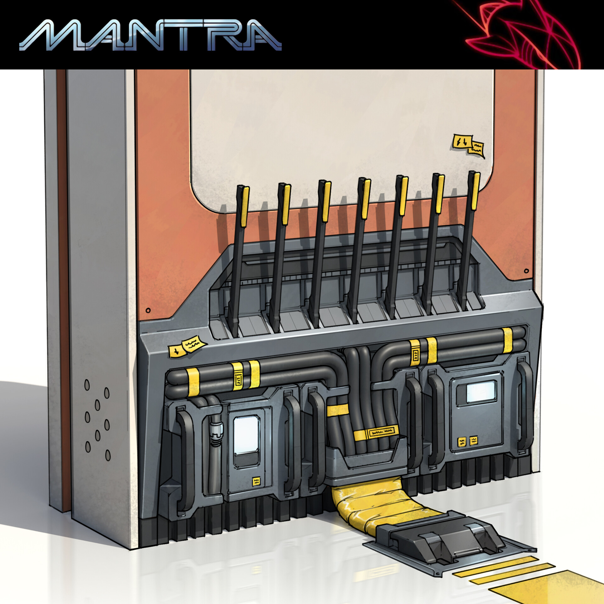 ArtStation - Mantra (Rubyshark Games) | Electric Box