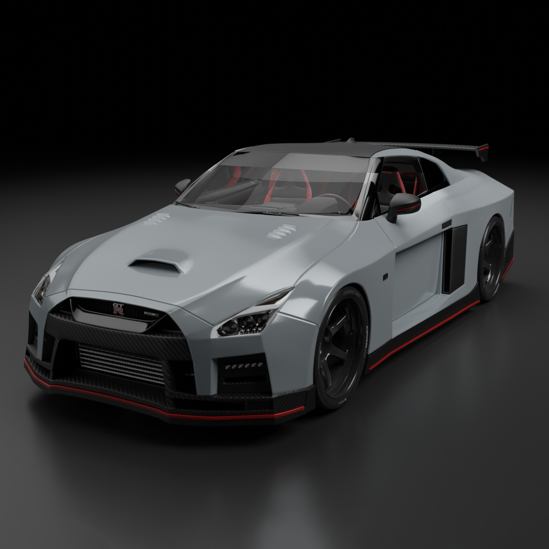 ArtStation - Nissan GT-R R35 - Wide Body