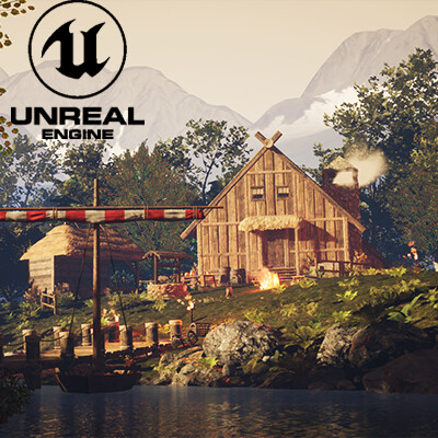 ArtStation - Unreal Engine Level Art Nordic Scene