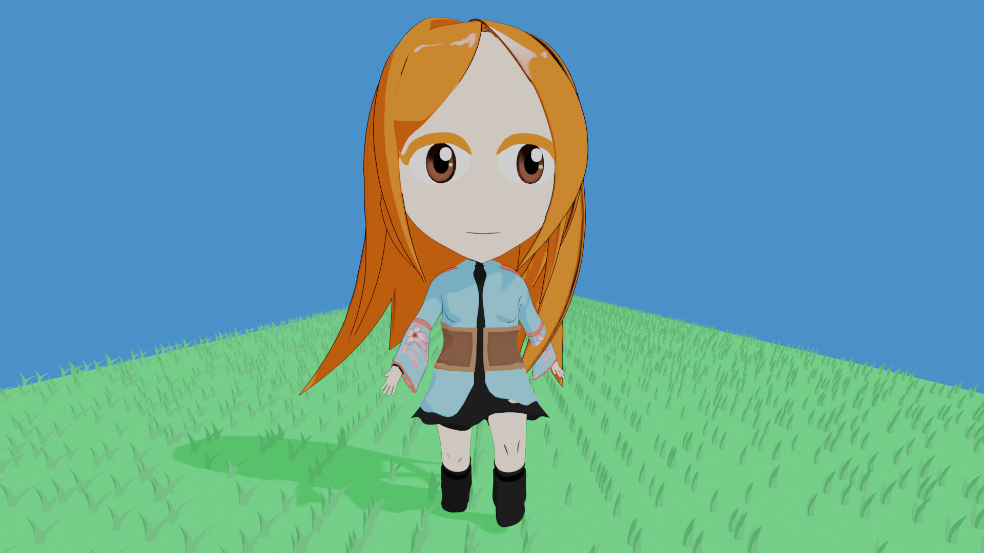 ArtStation - Chibi F - Cell Shaded