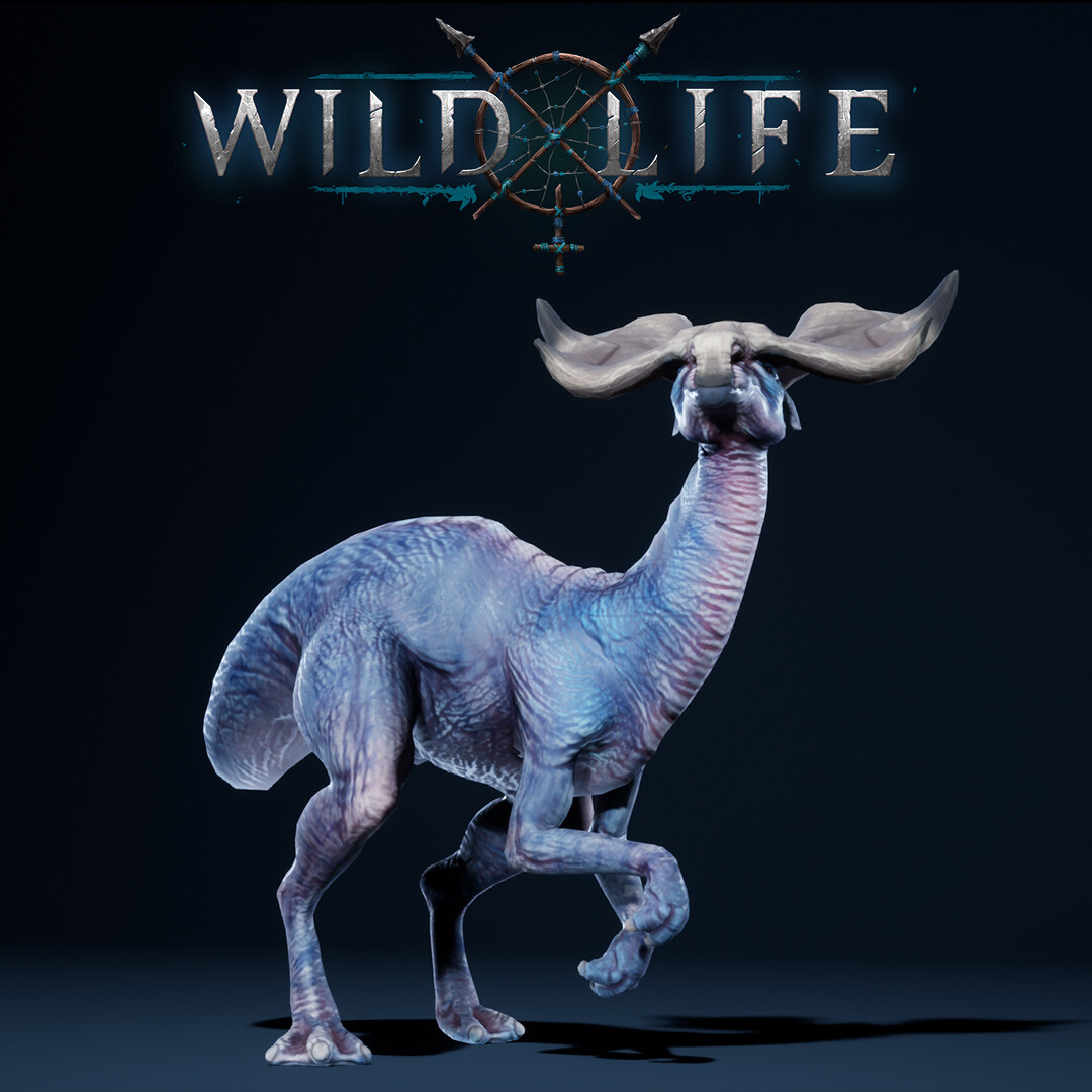 ArtStation - Dinoa - game ready creature