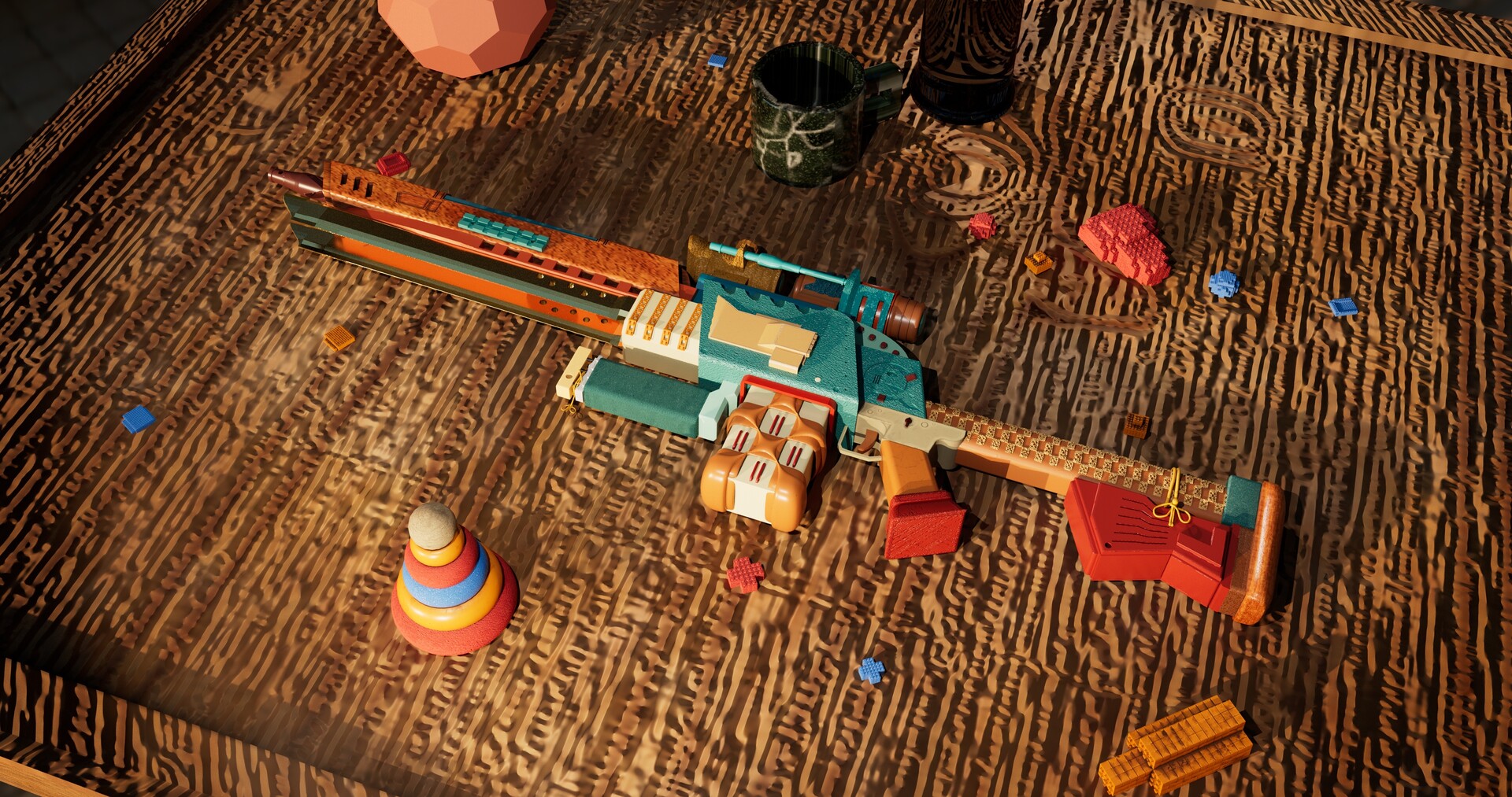 ArtStation - Toy Gun sci fi 001