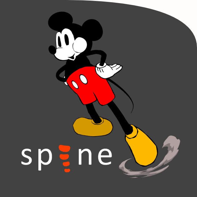 ArtStation - MICKEY MOUSE - Character Animation in Spine 2D