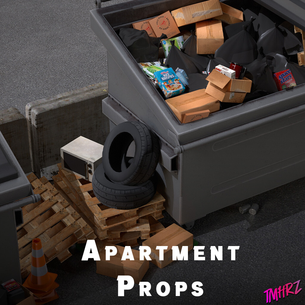 ArtStation - Apartment props