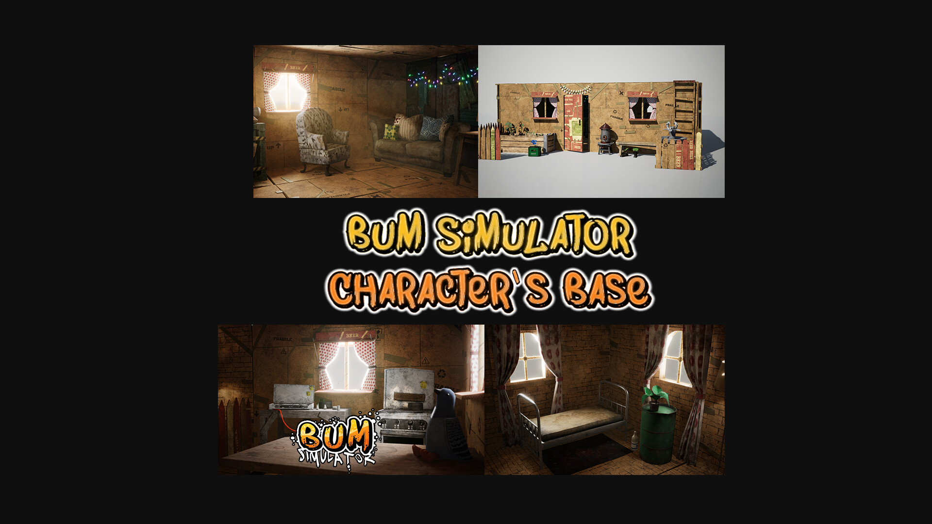 ArtStation - Bum Simulator- Characters Base