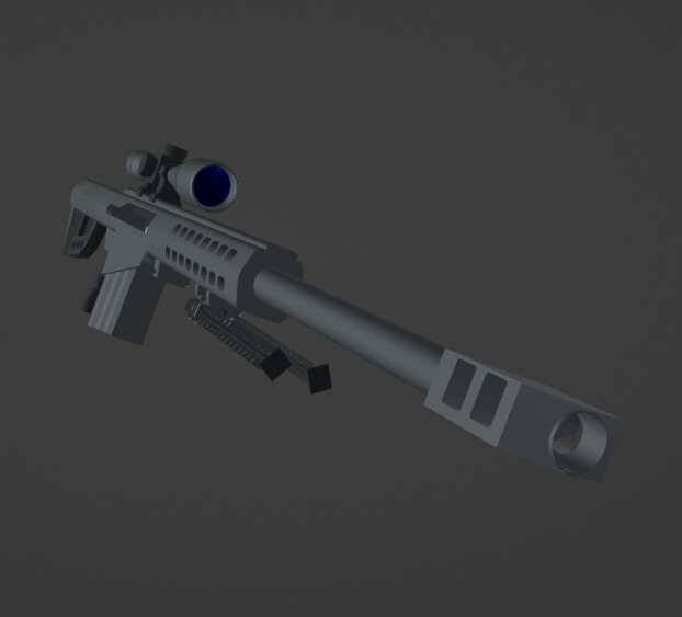 ArtStation - Barrett M82 Sniper Rifle