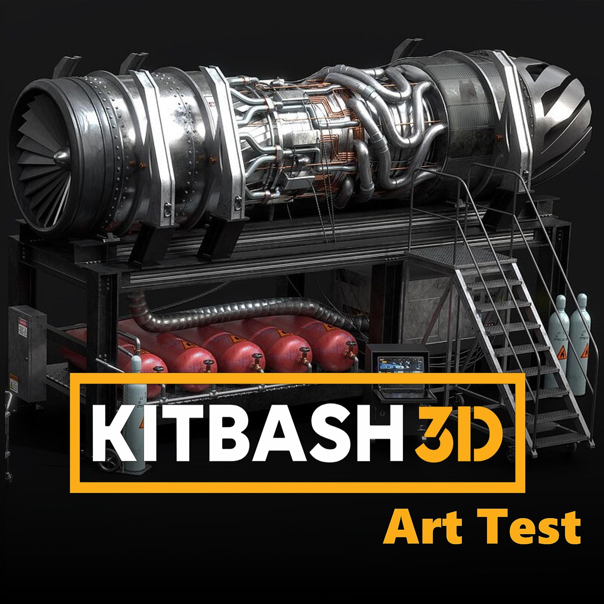 ArtStation - Kitbash3D test Part - 1