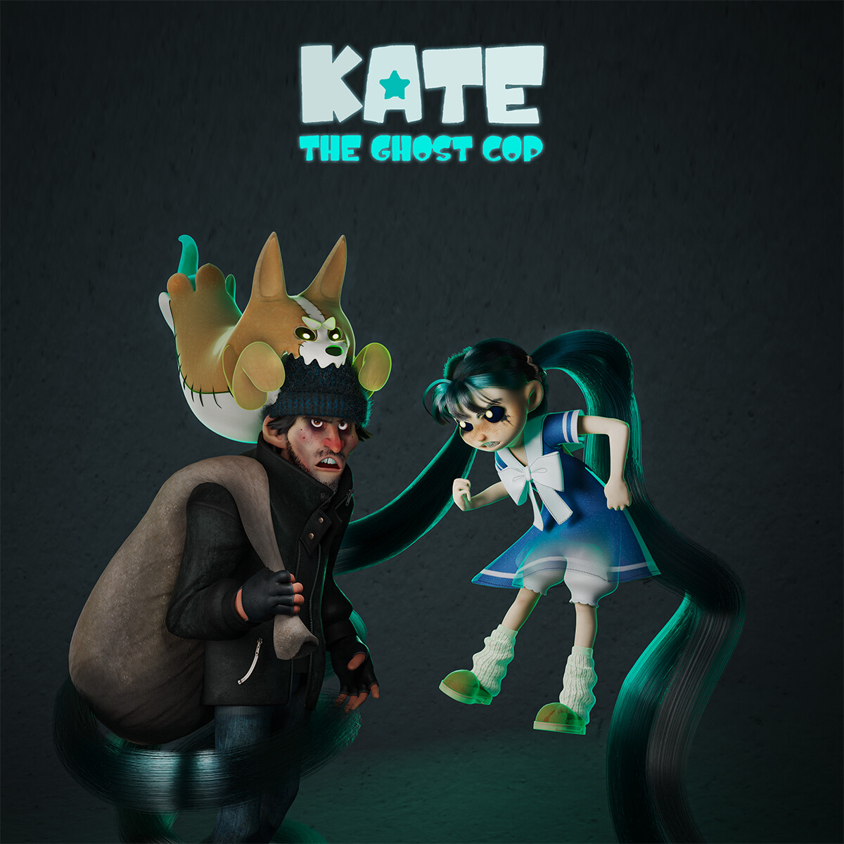 ArtStation - Kate the Ghost Cop