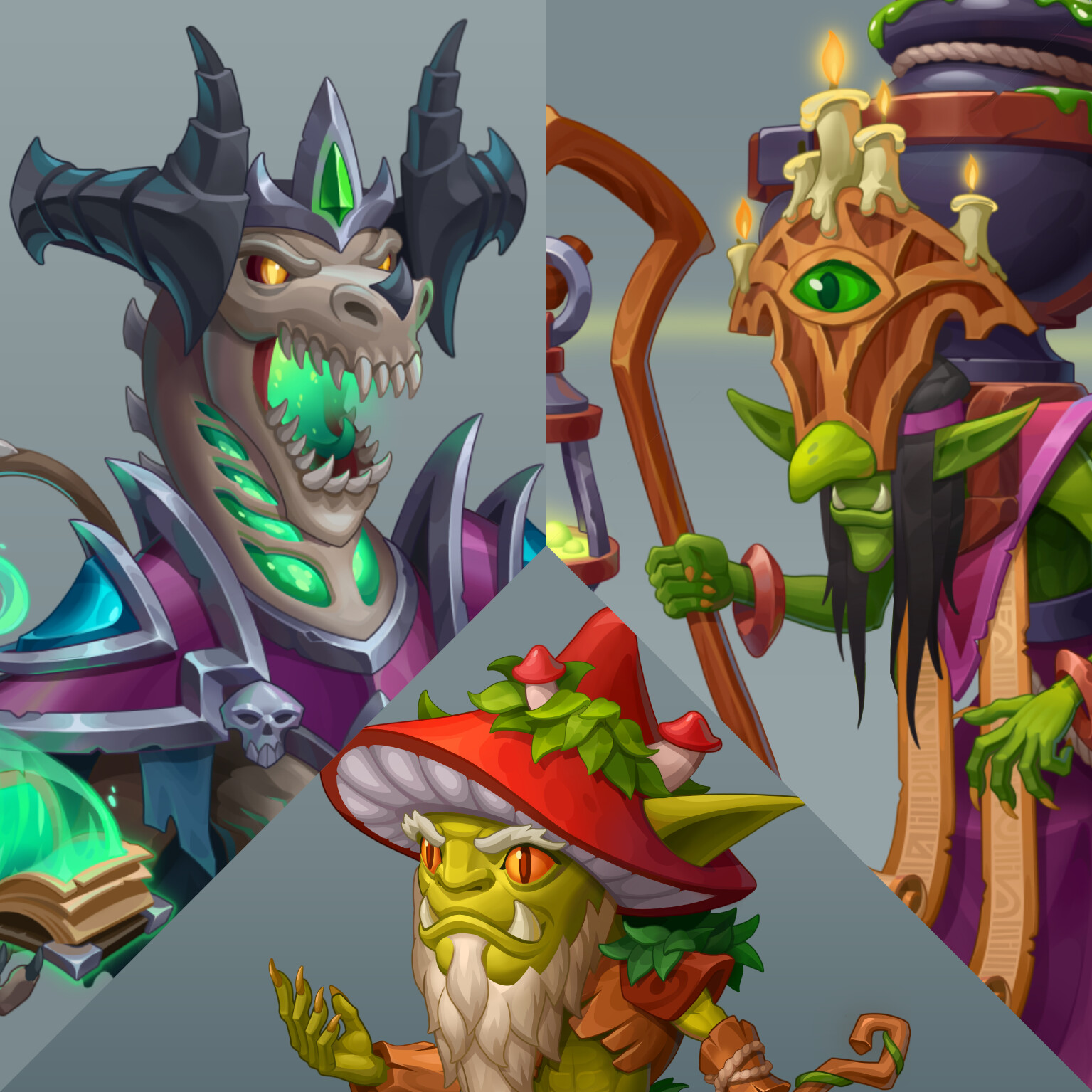 ArtStation - Characters for Hero Wars Reborn