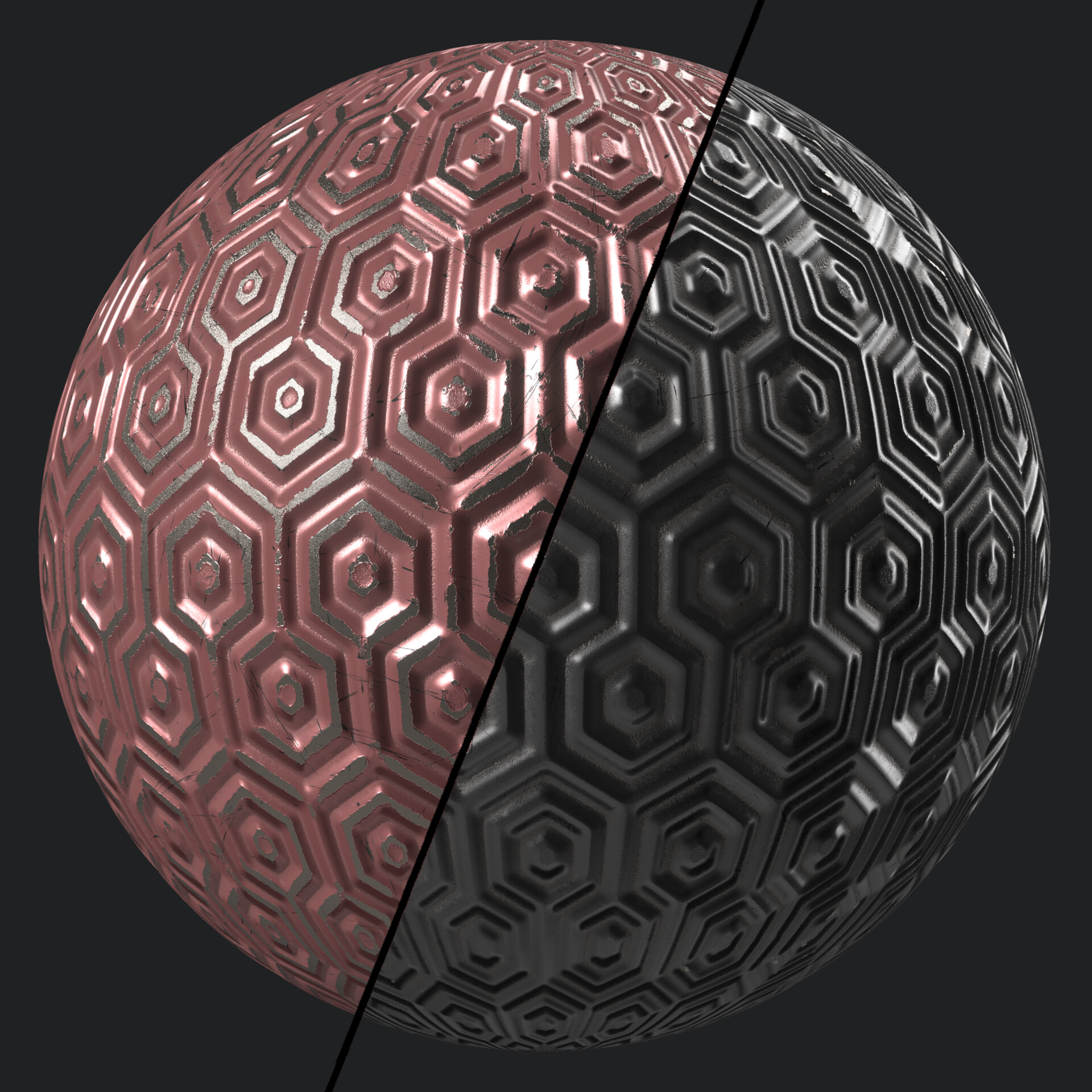 ArtStation - Metal Materials 49- Metal panels By Painting | Sbsar Pbr ...