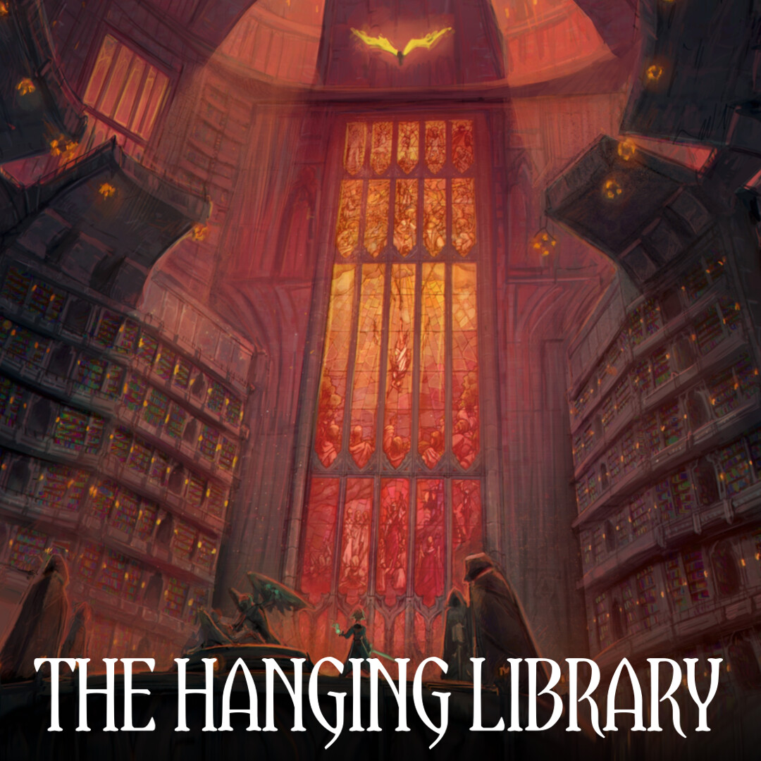 ArtStation - The Hanging Library