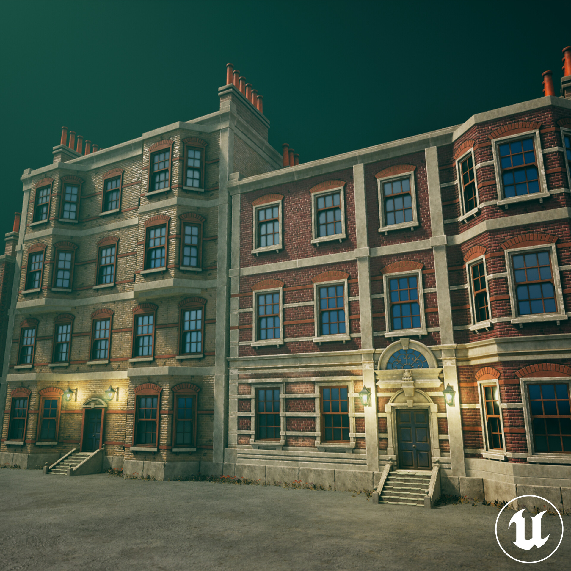 ArtStation - Modular Brick Building Kit