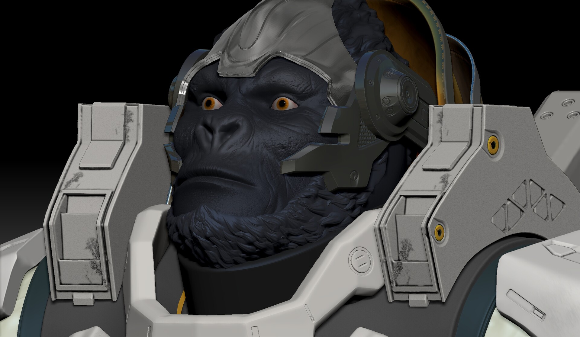 ArtStation - Fanart Winston OverWatch