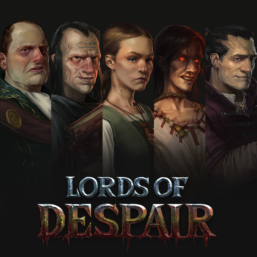 ArtStation - Lords of Despair | Animated dialogue characters