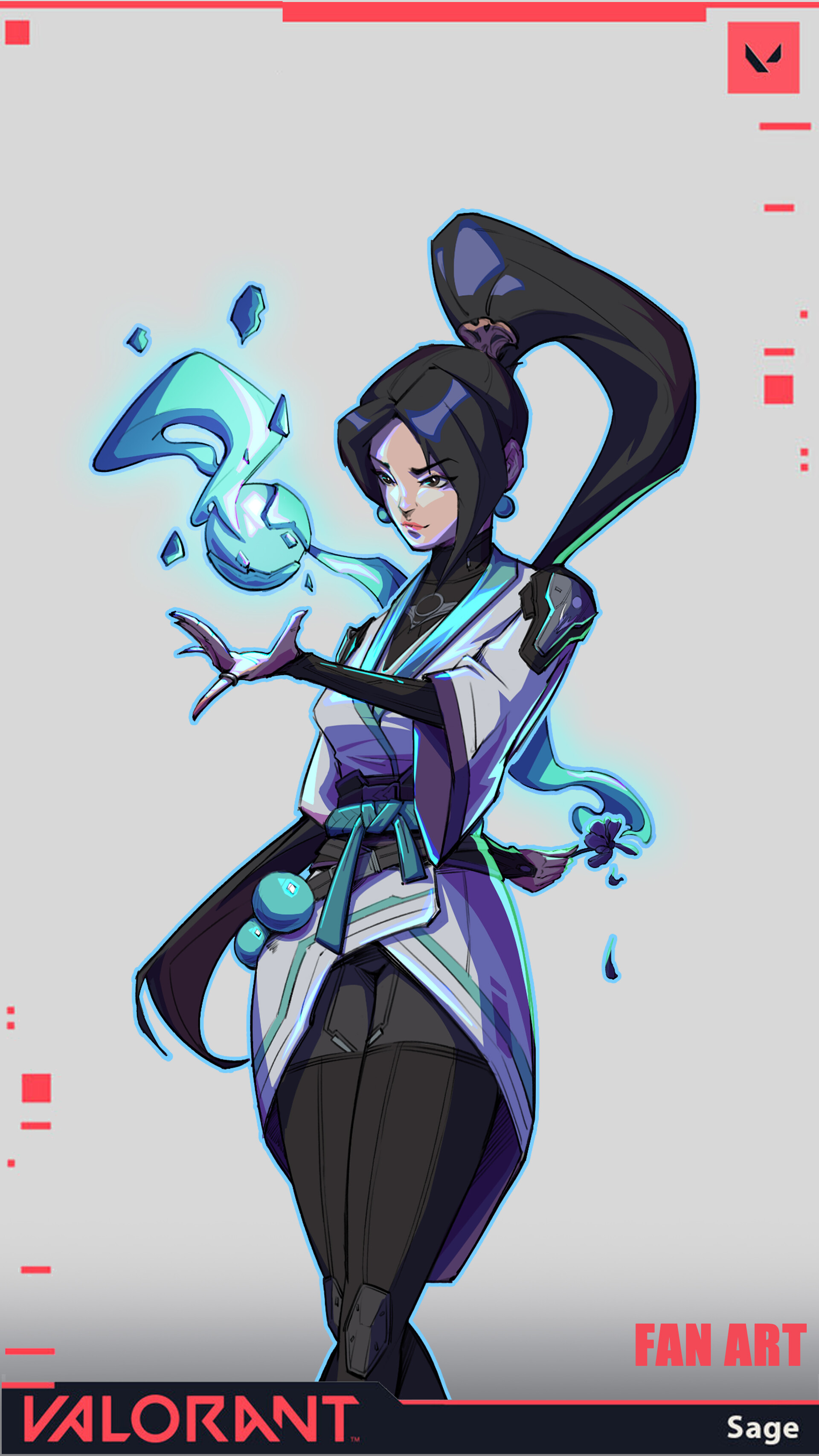 ArtStation - Valorant Fan Art -----SAGE