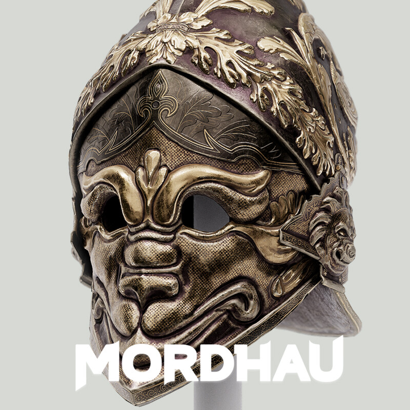 ArtStation - The Morosini Helmet (visored burgonet)