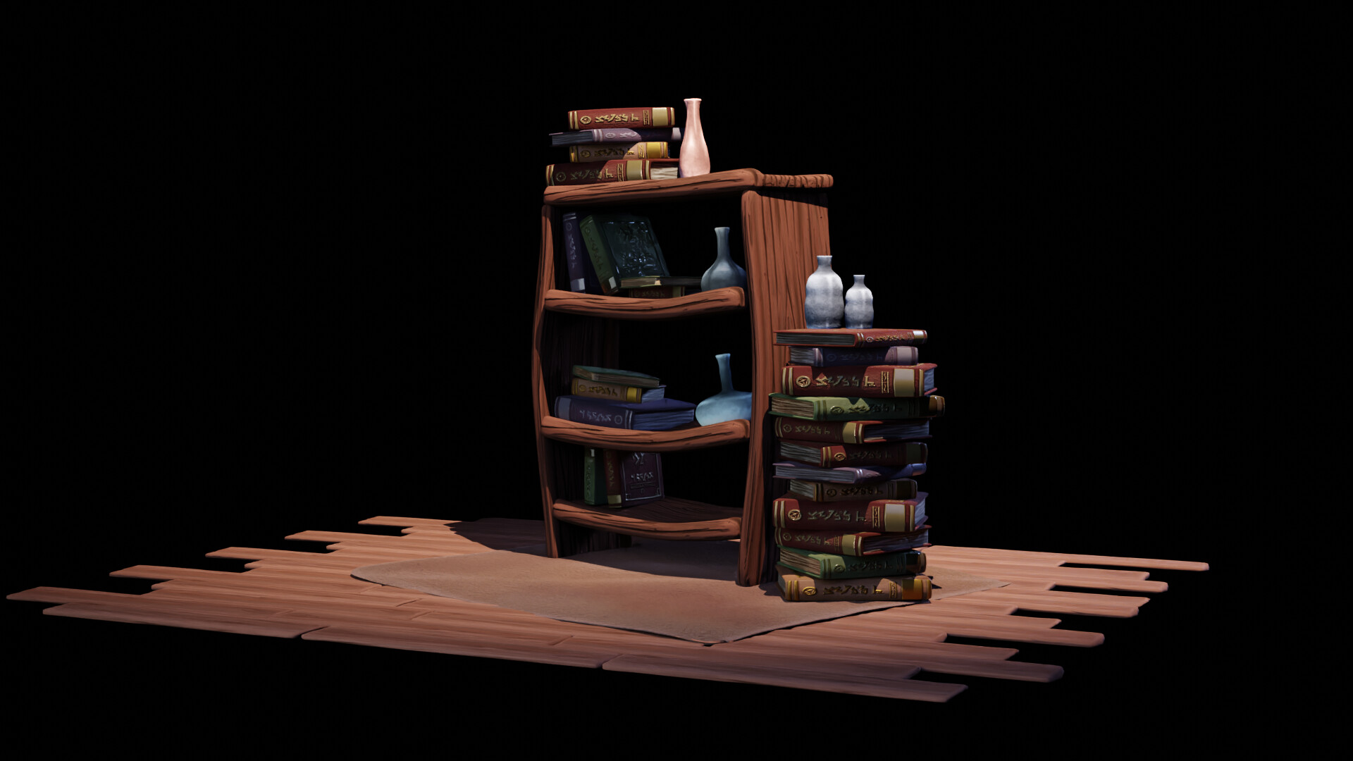 ArtStation - Fantasy Shelf Set |Personal Project