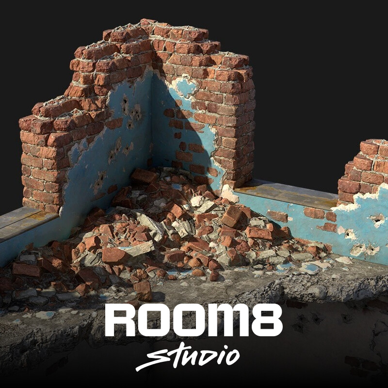 ArtStation - Destroyed Building Kit