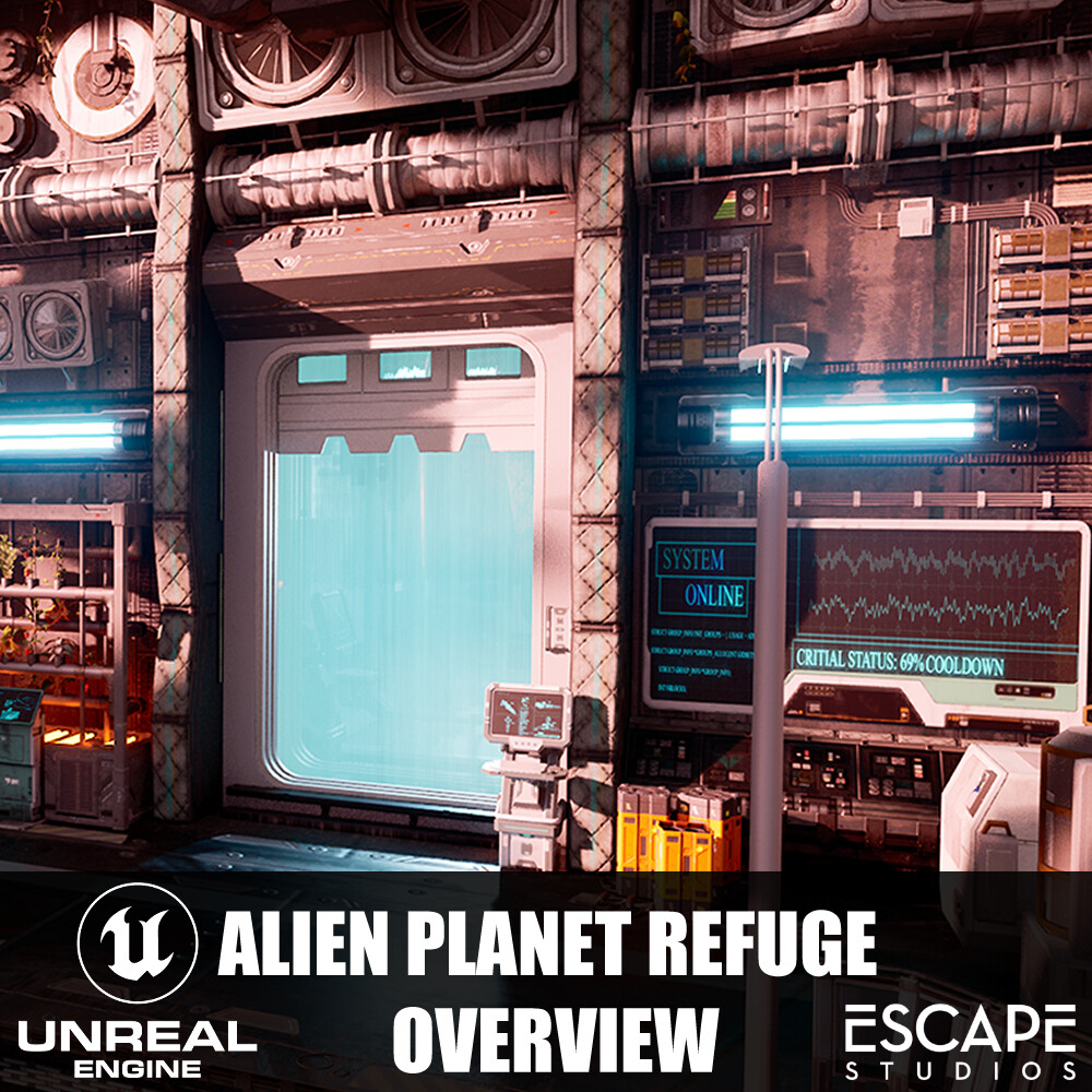 ArtStation - Team Project_Alien Planet Refuge