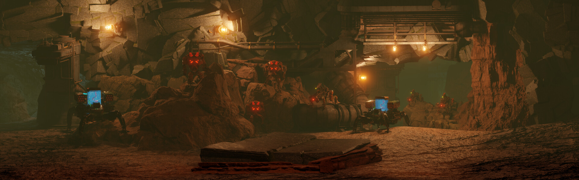 ArtStation - Level - cave enter