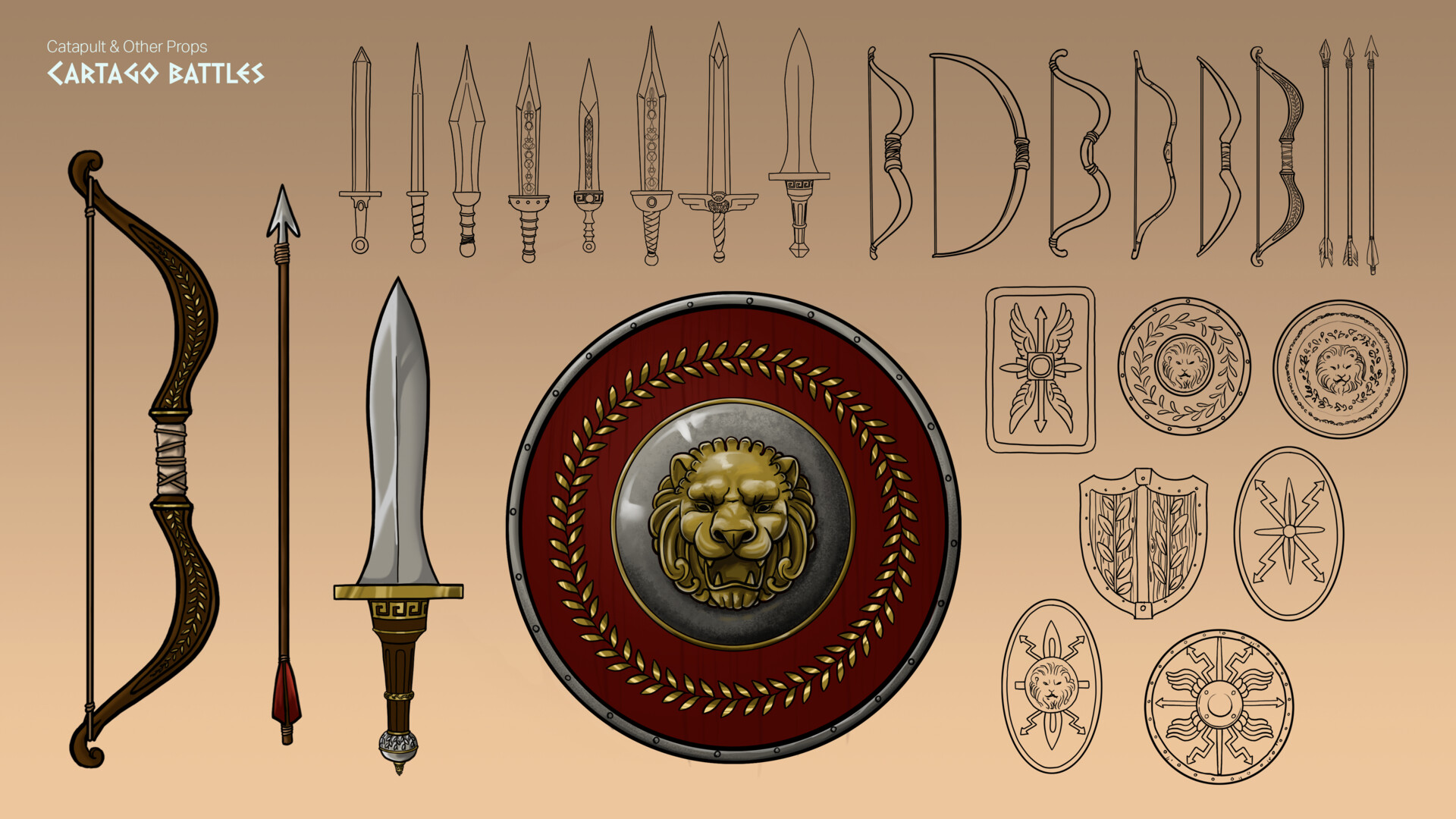 ArtStation - Roman age props