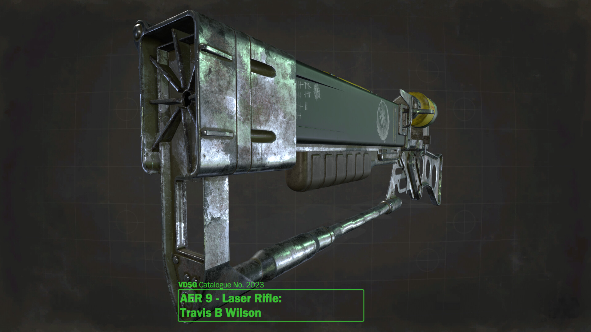Travis B Wilson - Fallout AER9 Laser Rifle - Lyons Pride