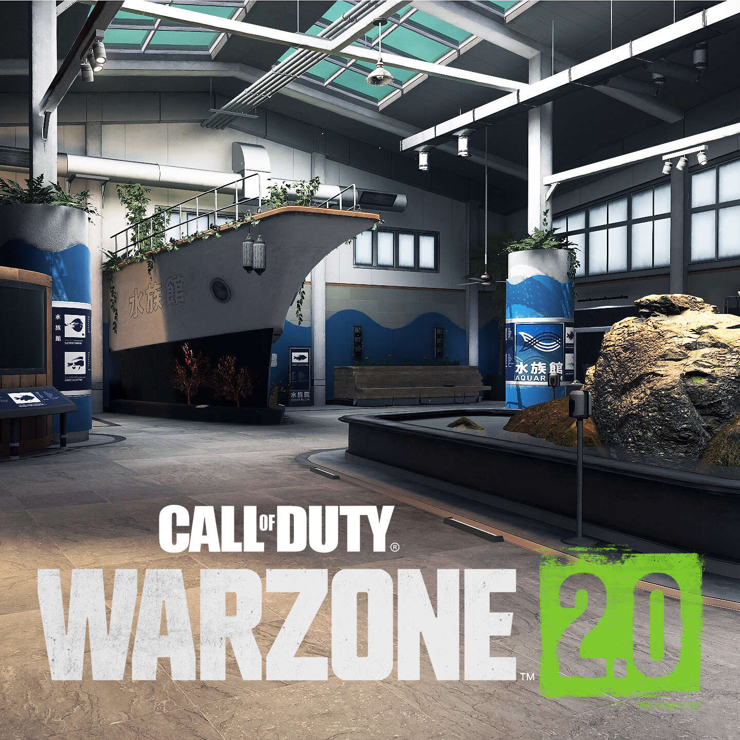 ArtStation - Call of Duty: Warzone 2.0 - Ashika Island - Beach Club (Aquarium)