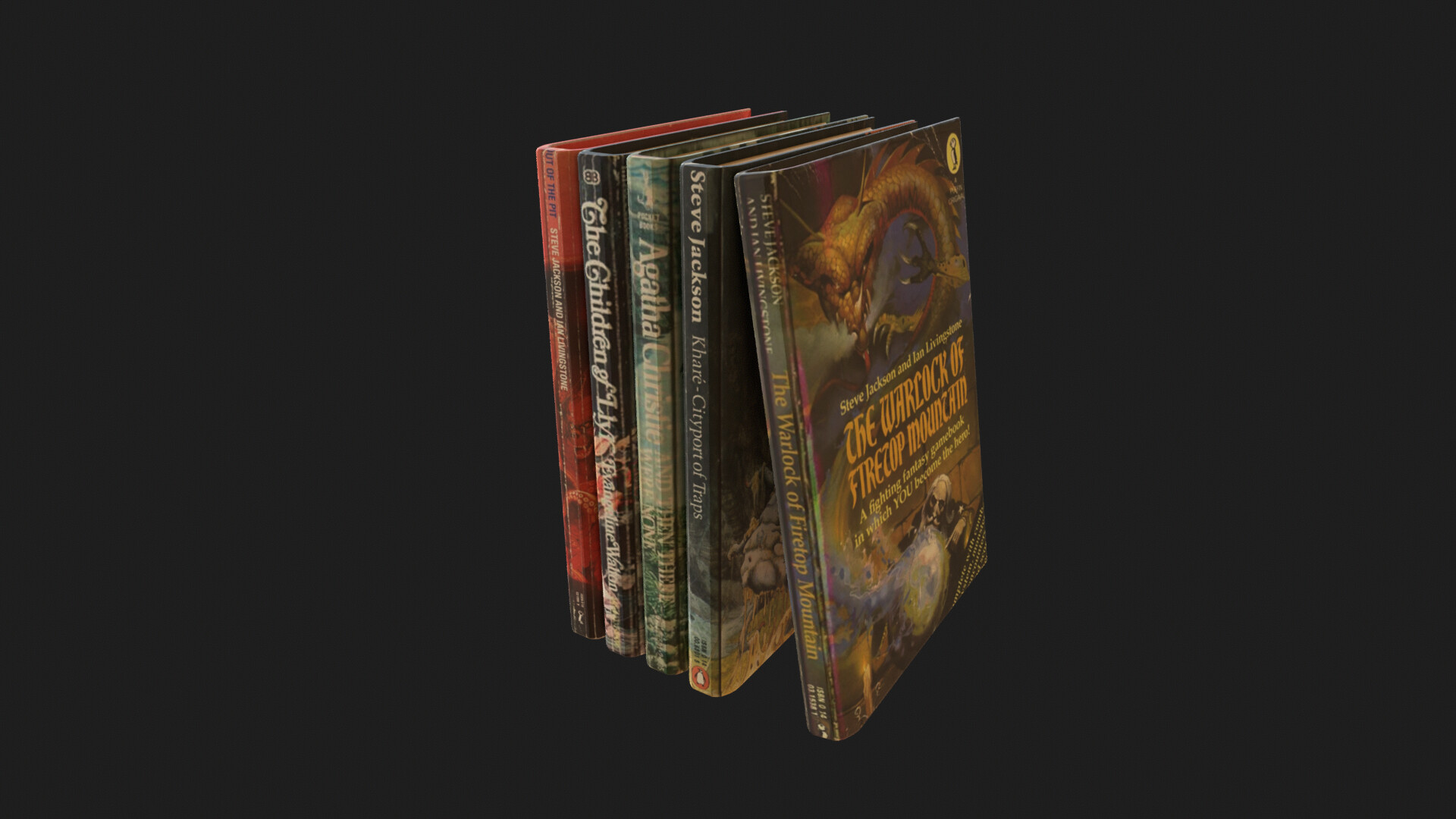ArtStation - Pulp Fantasy and Mystery Book 3D Props