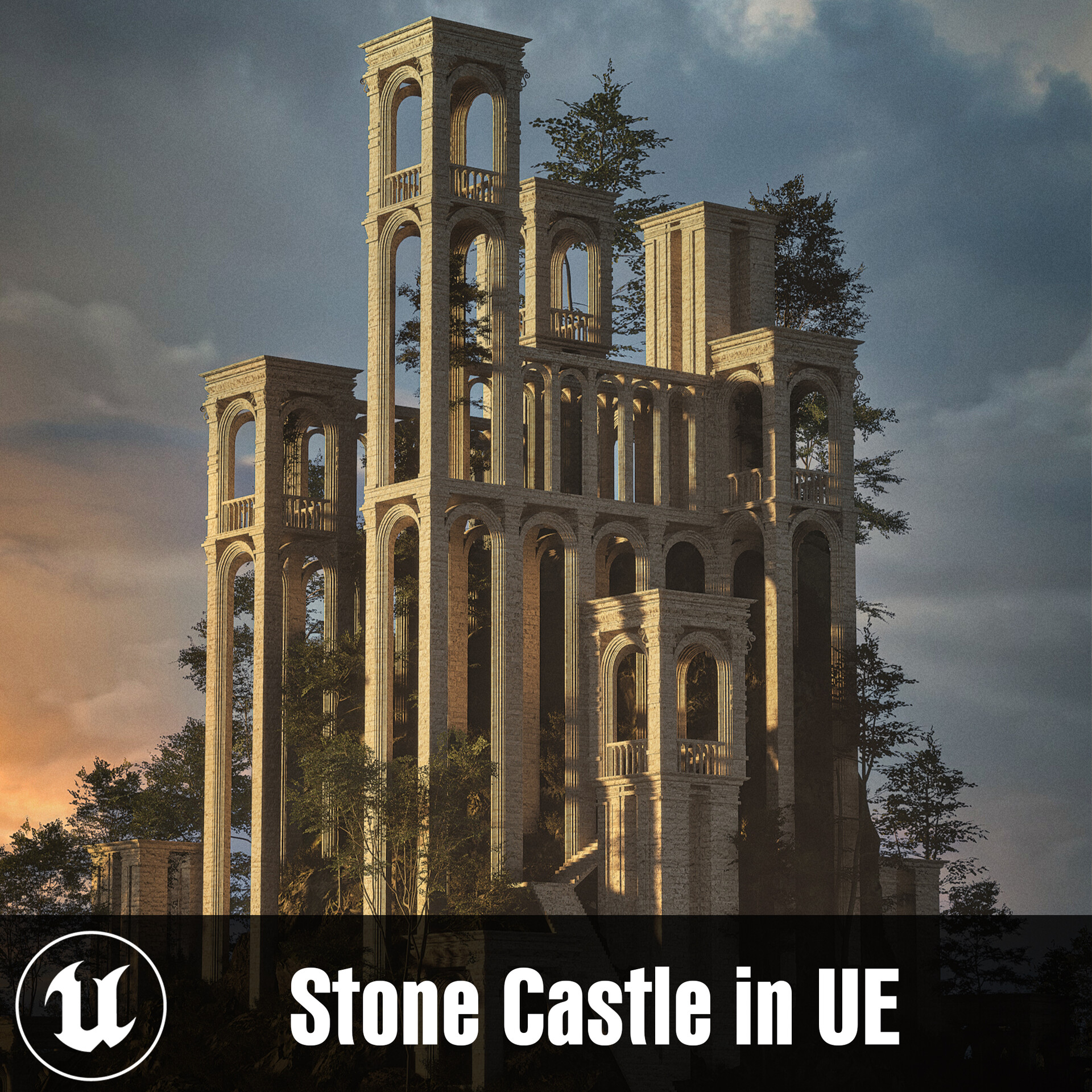 ArtStation - Castle made of Stone