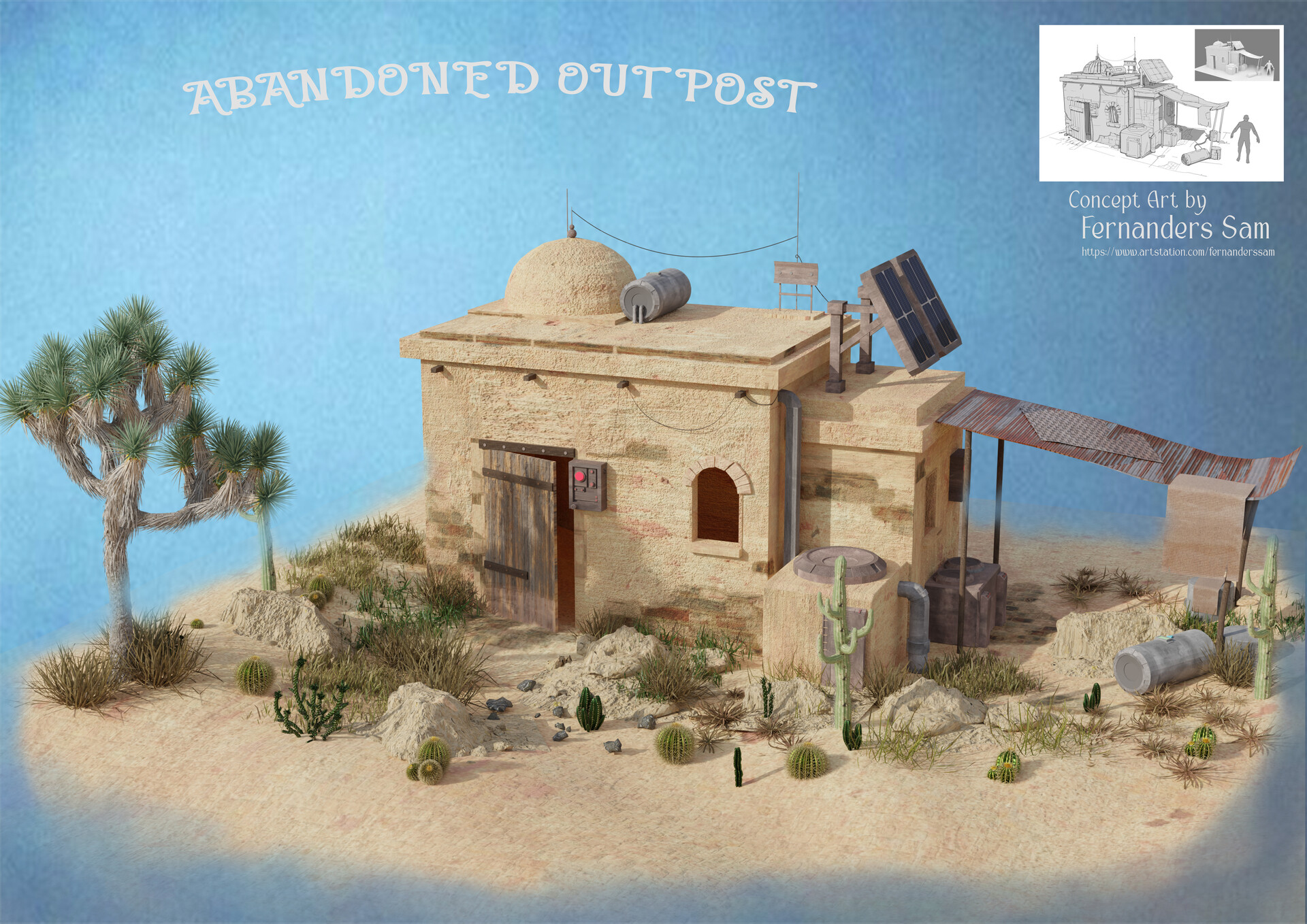 ArtStation - Abandoned Outpost