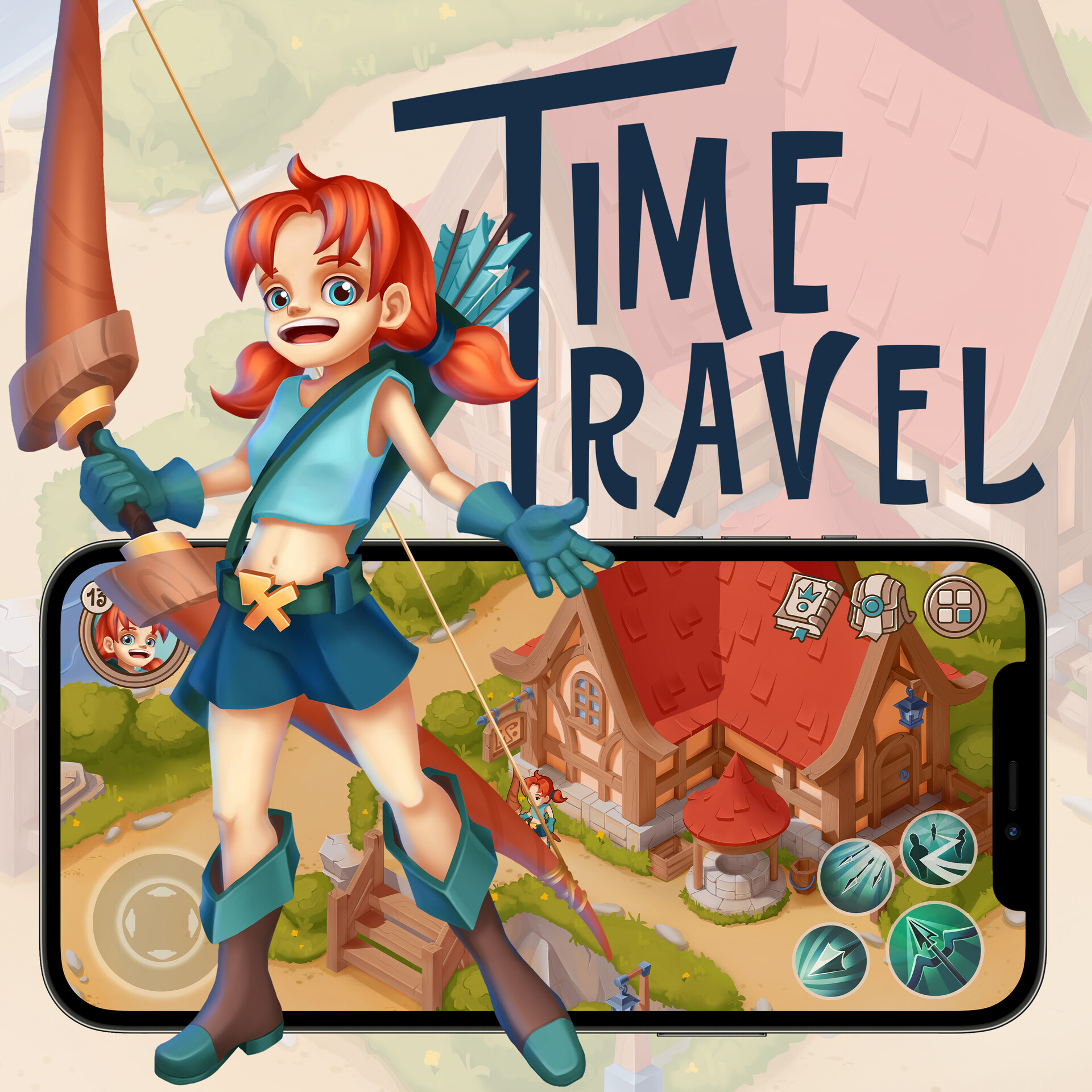ArtStation - Time Travel - Isometric RPG Mobile Game Art