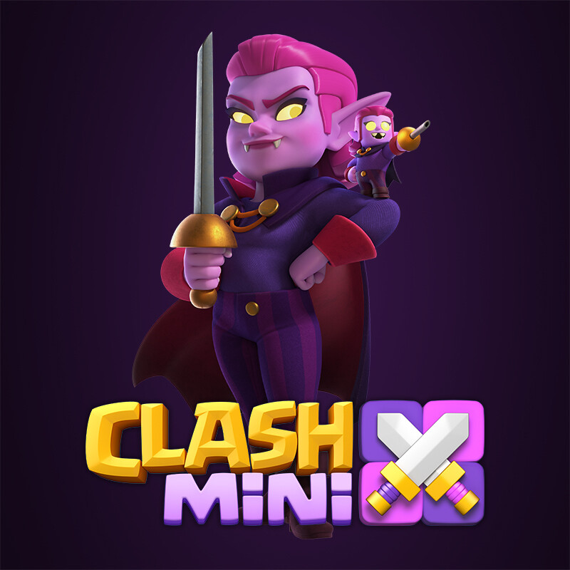 ArtStation - Clash Mini - Vampire Countess