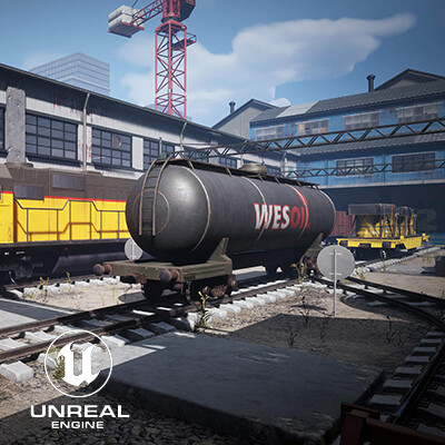 ArtStation - Train Yard - Unreal 5