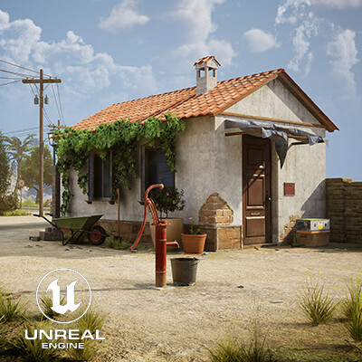 ArtStation - Mediterranean Island and Army Base - Unreal 5