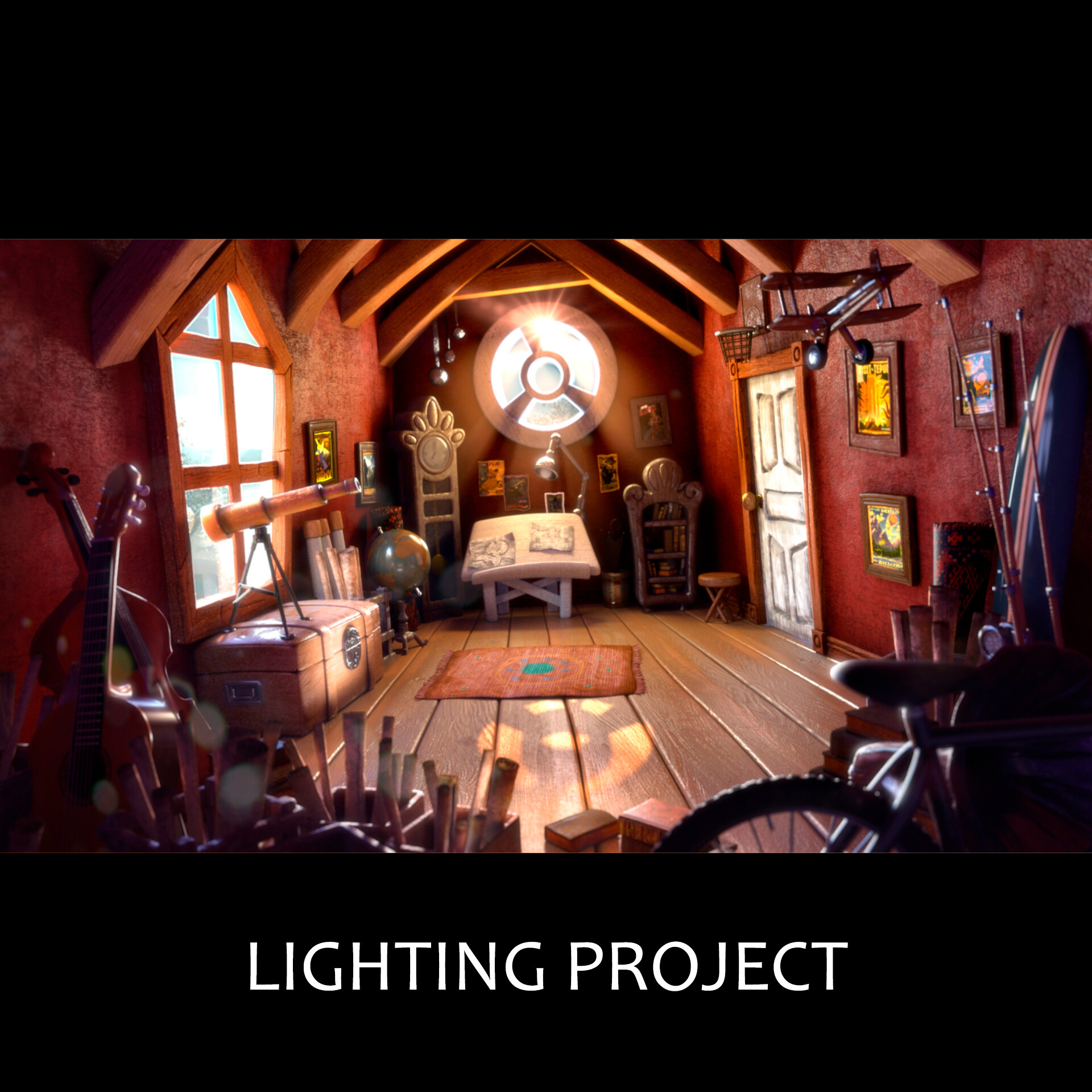 ArtStation - Jeremy Vickery Attic