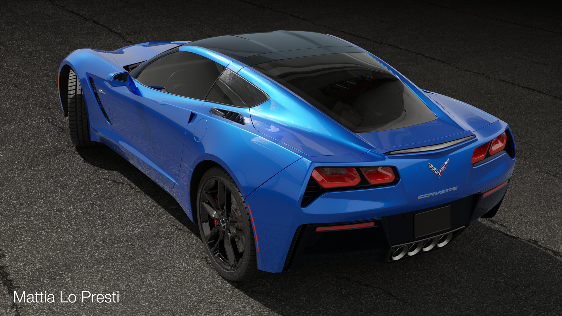 ArtStation - Corvette C7 Stingray