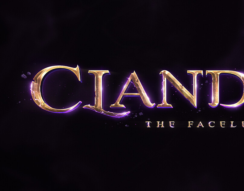 ArtStation - Fantasy Game Logo - Clandesta