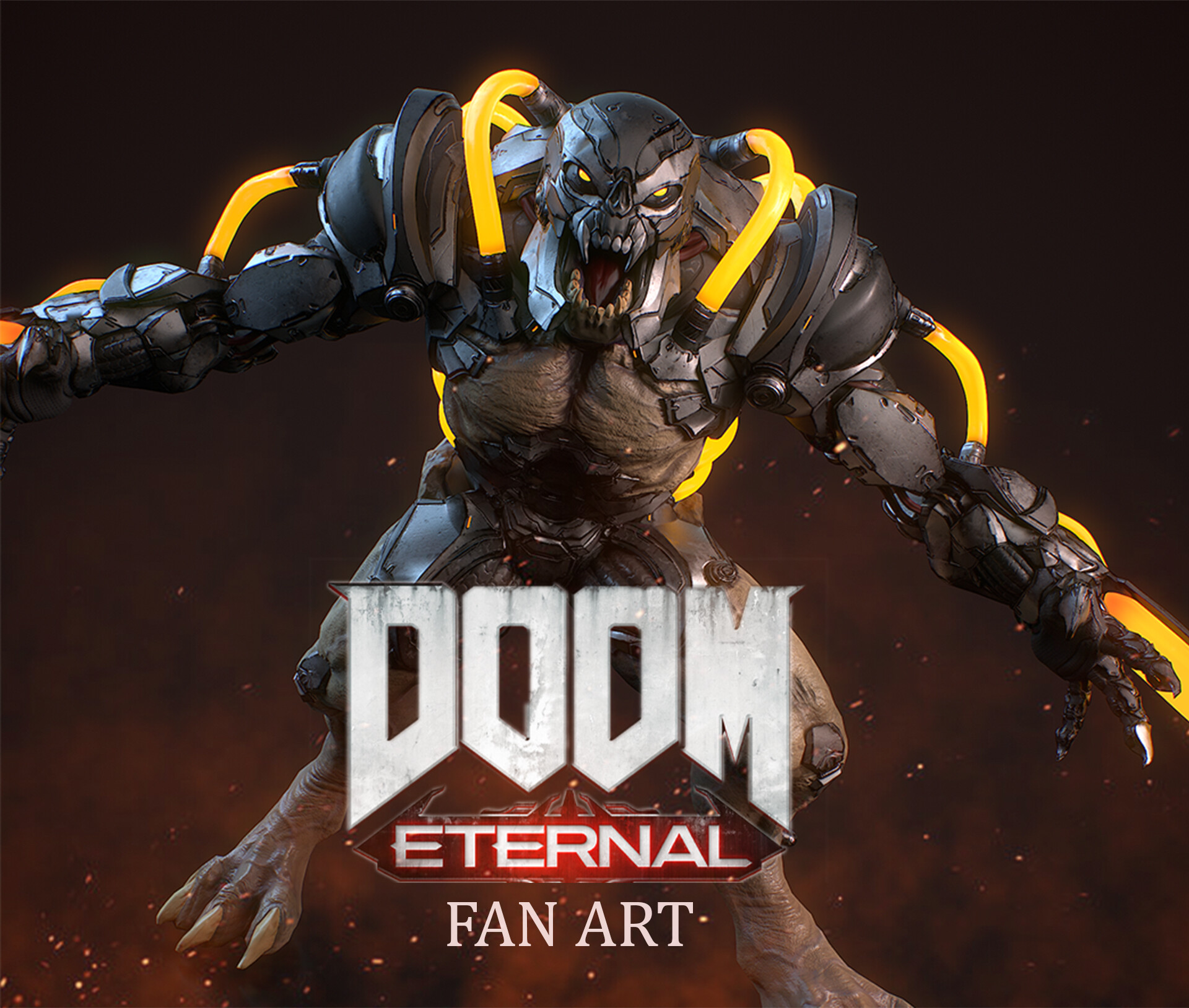 ArtStation - Doom Dread Knight- Fan Art