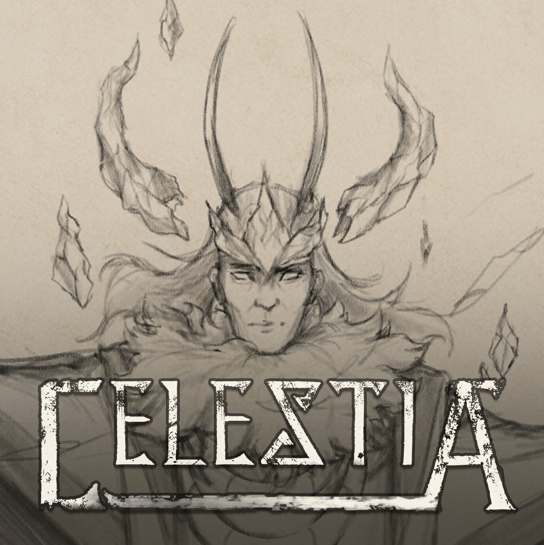 ArtStation - Celestia - Ice "Semnim" Demigod Sketch
