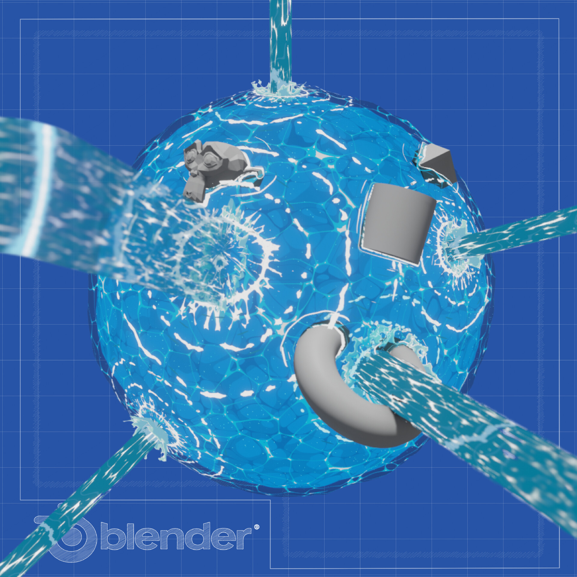 Json Lin - Procedural Toon Water and Waterfall